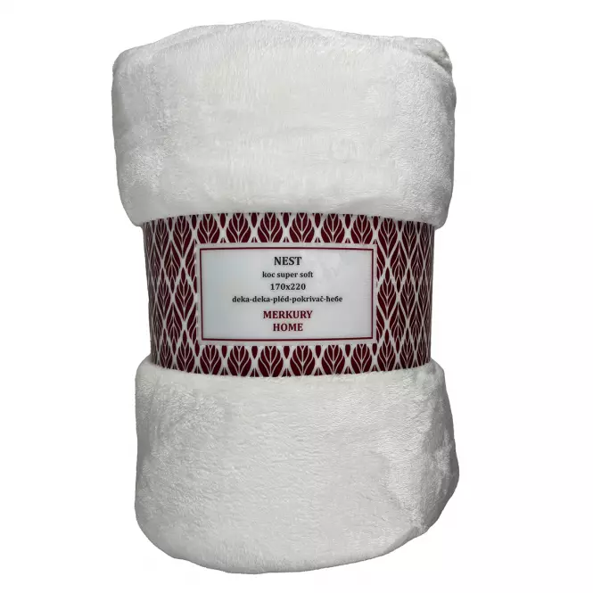 Deka Nest Super Soft biela 170x220 Merkury Home / Merkury Market