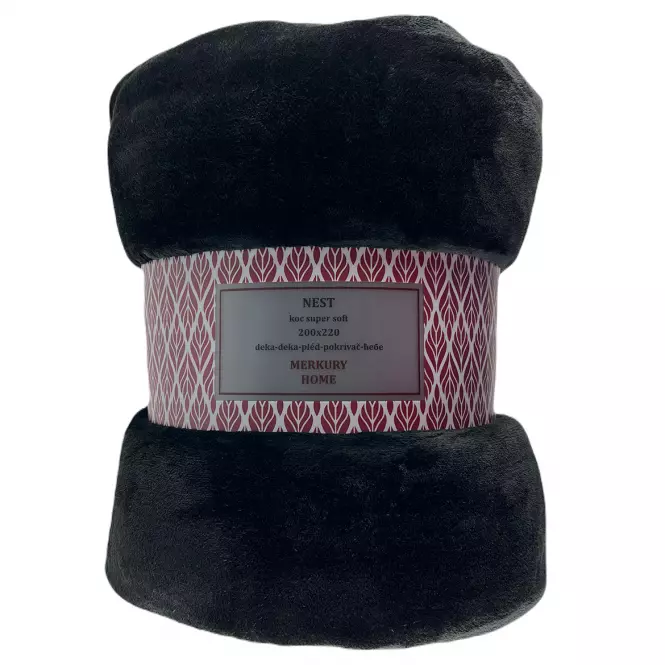 Deka Nest Super Soft čierna 200x220 Merkury Home / Merkury Market