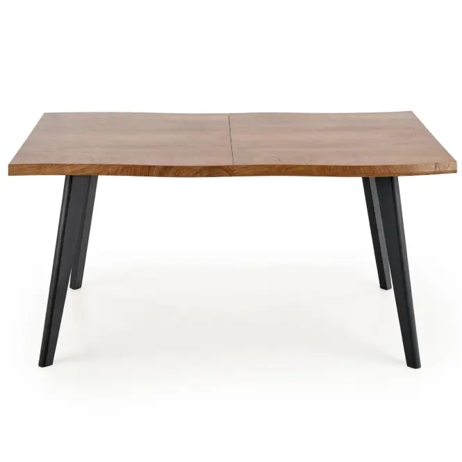 Rozkladací stôl Dickson 120/180x80cm Mdf/Drevo – Dub Naturalny/Čierna ...