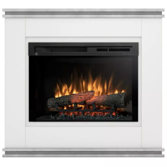 Elektrický krb Vena 26 biely/beton / Merkury Market