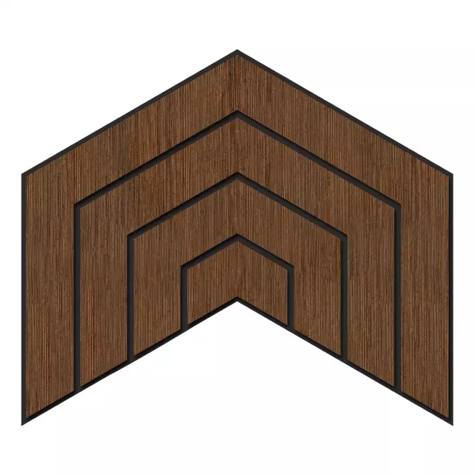 Panel frézovaný Dome wenge MDF / Merkury Market