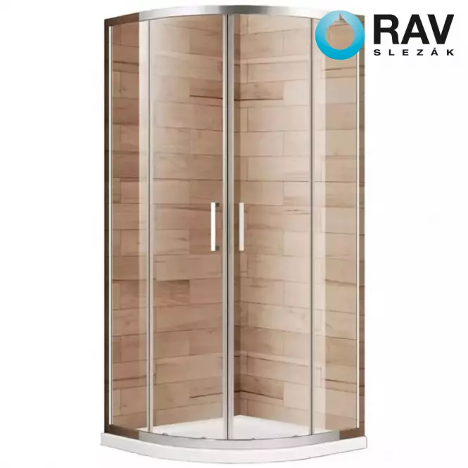 Sprchový kút Virtus 90x90x195 chróm / Merkury Market