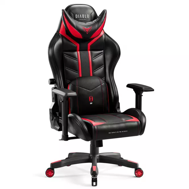 Otočné kreslo Normal Diablo X-Ray 2.0 čierna/červená / Merkury Market