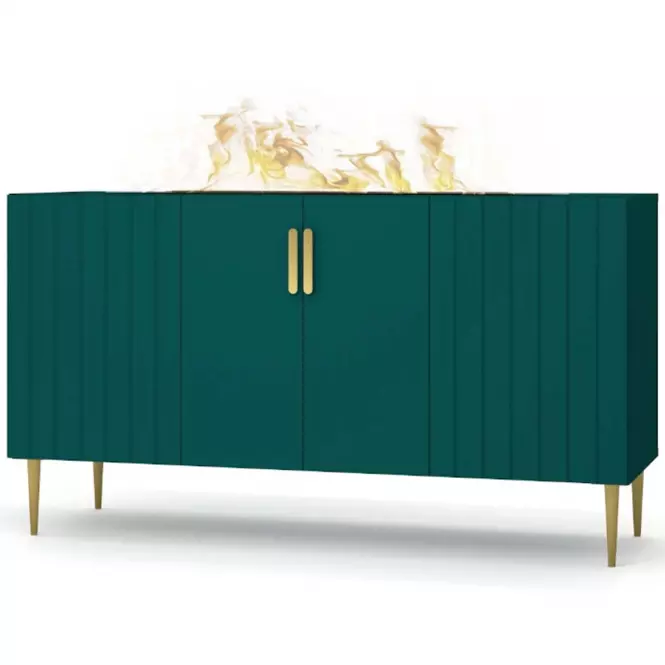 Elektrický krb Prins 1000 R zelená / Merkury Market