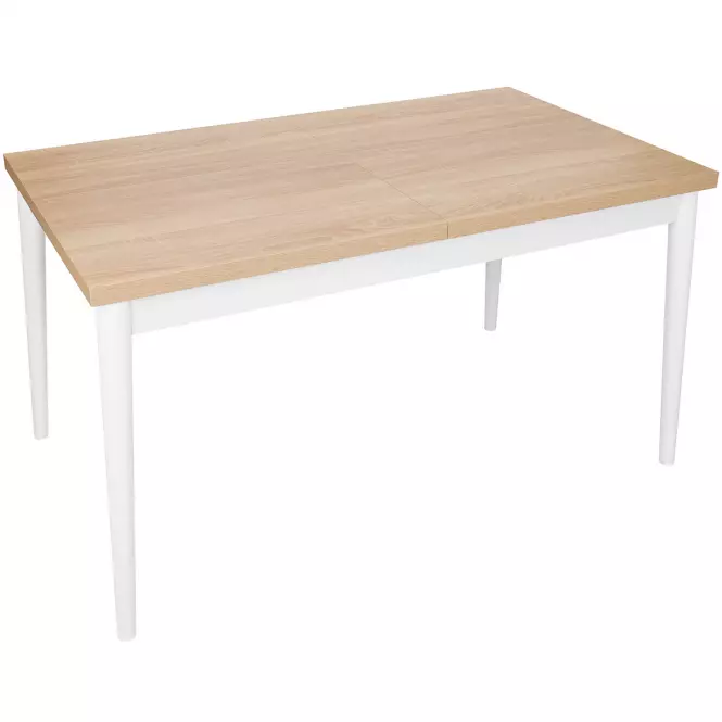 Stôl ST-05 140x80+40 cm sonoma/biela / Merkury Market