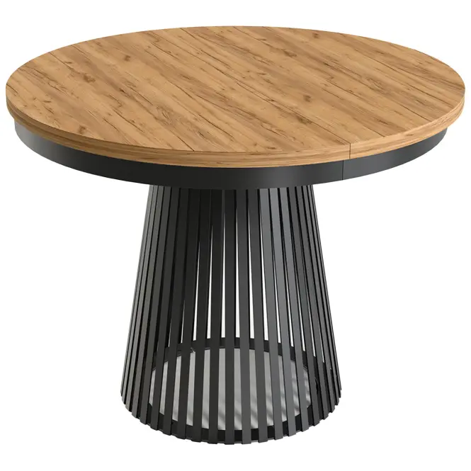 Rozkladací stôl Garda čierna/craft zlatý / Merkury Market