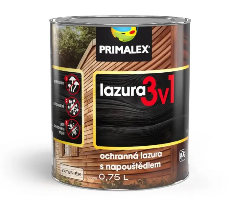 Primalex Lazura 3v1 Tik Tmavy 2,5l / Merkury Market