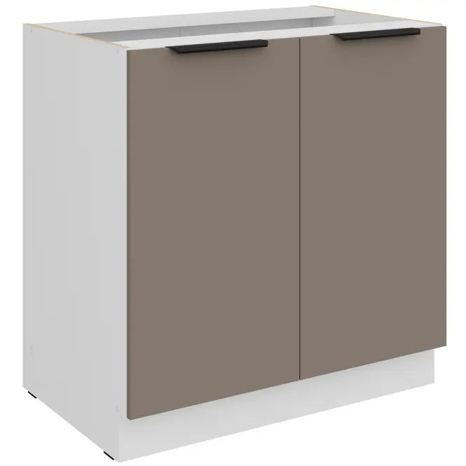 Kuchynská skrinka Aria-Ta/Wh Anti Fingerprint 80d 2f Bb / Merkury Market