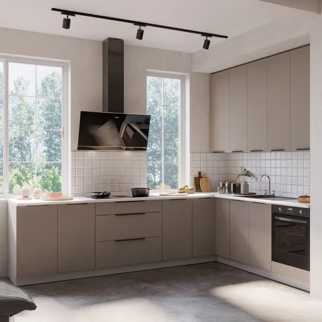 Kuchynská skrinka Aria-Ta/Wh Anti Fingerprint 80d 2f Bb / Merkury Market