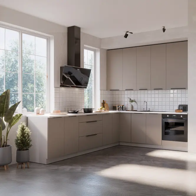 Kuchynská skrinka Aria-Ta/Wh Anti Fingerprint 80d 2f Bb / Merkury Market