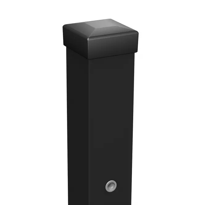 Bránový stĺpik 7x7x215 RAL9005 / Merkury Market